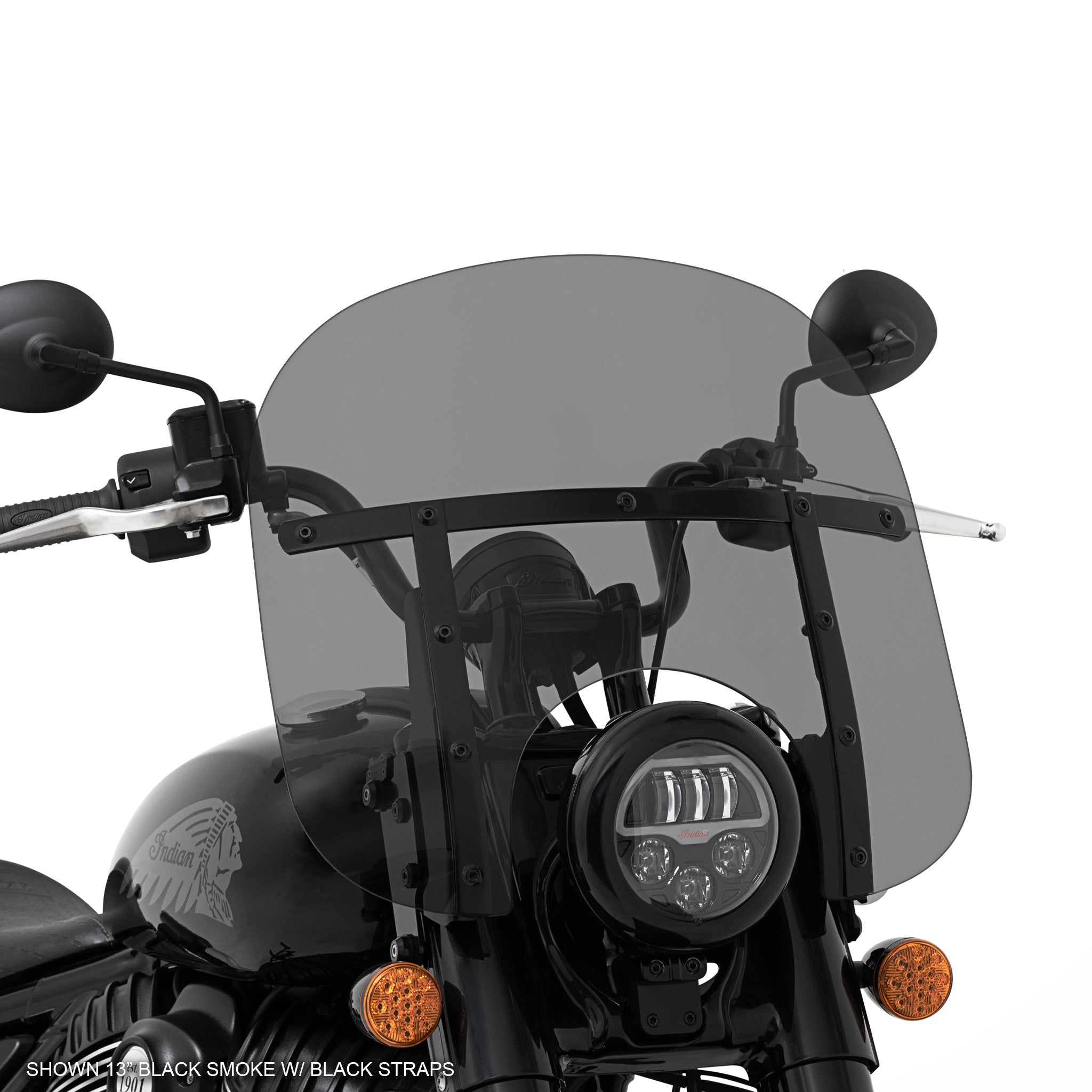 Indian Chief Bobber and Chief Bobber Dark Horse Memphis Fats Windshield