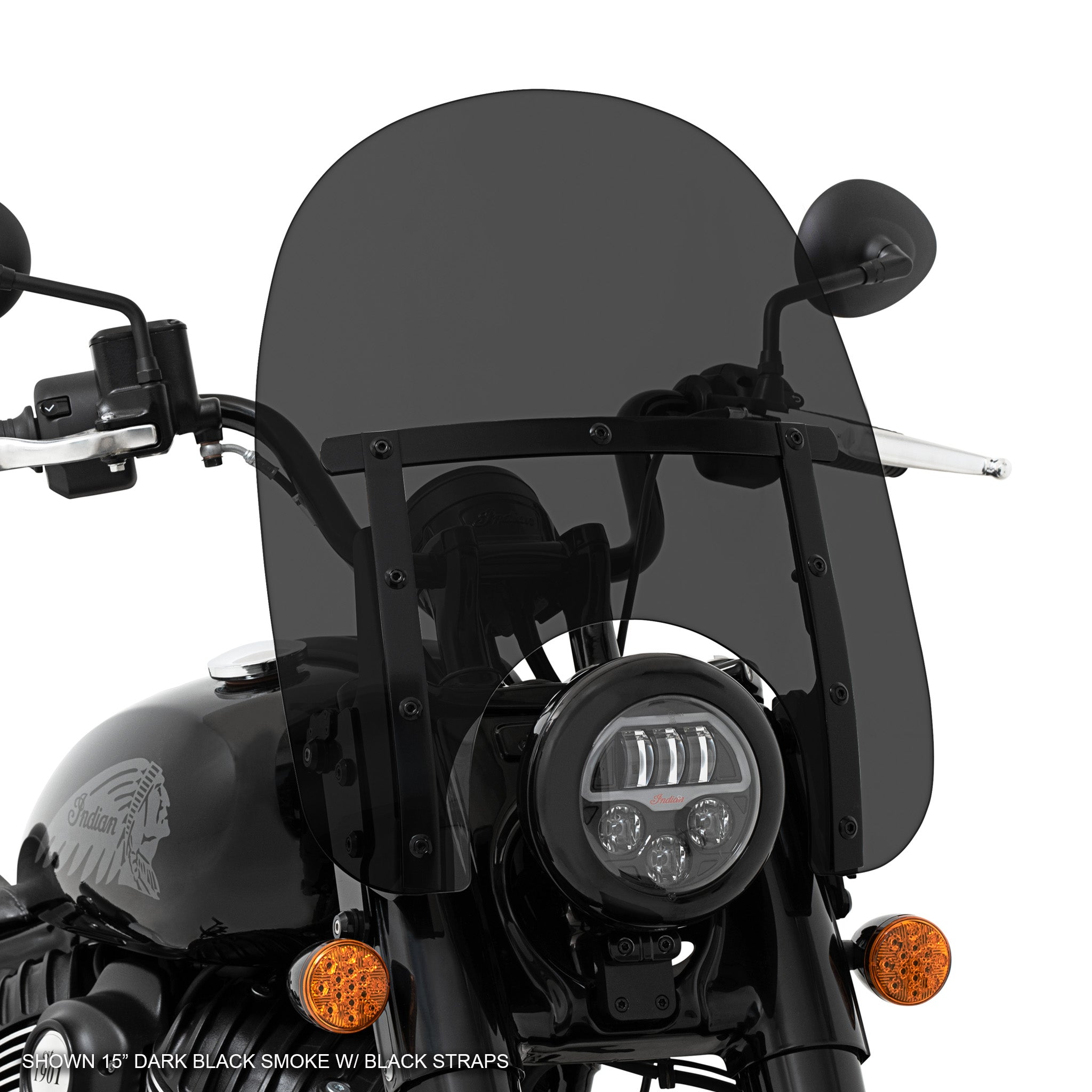 Indian Chief Bobber and Chief Bobber Dark Horse Memphis Slim Windshield