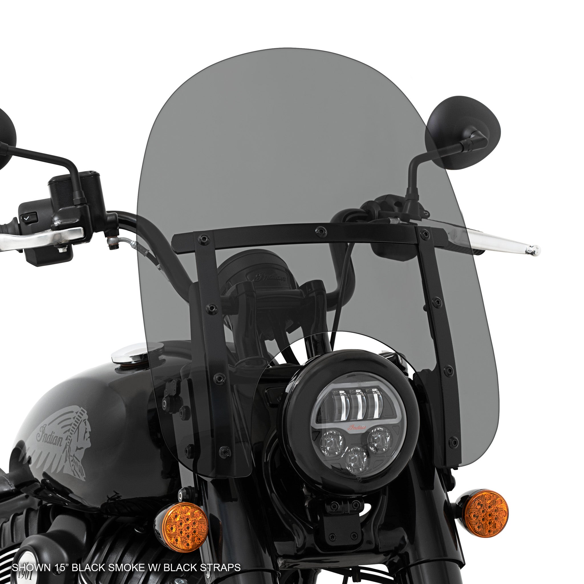 Indian Chief Bobber and Chief Bobber Dark Horse Memphis Slim Windshield