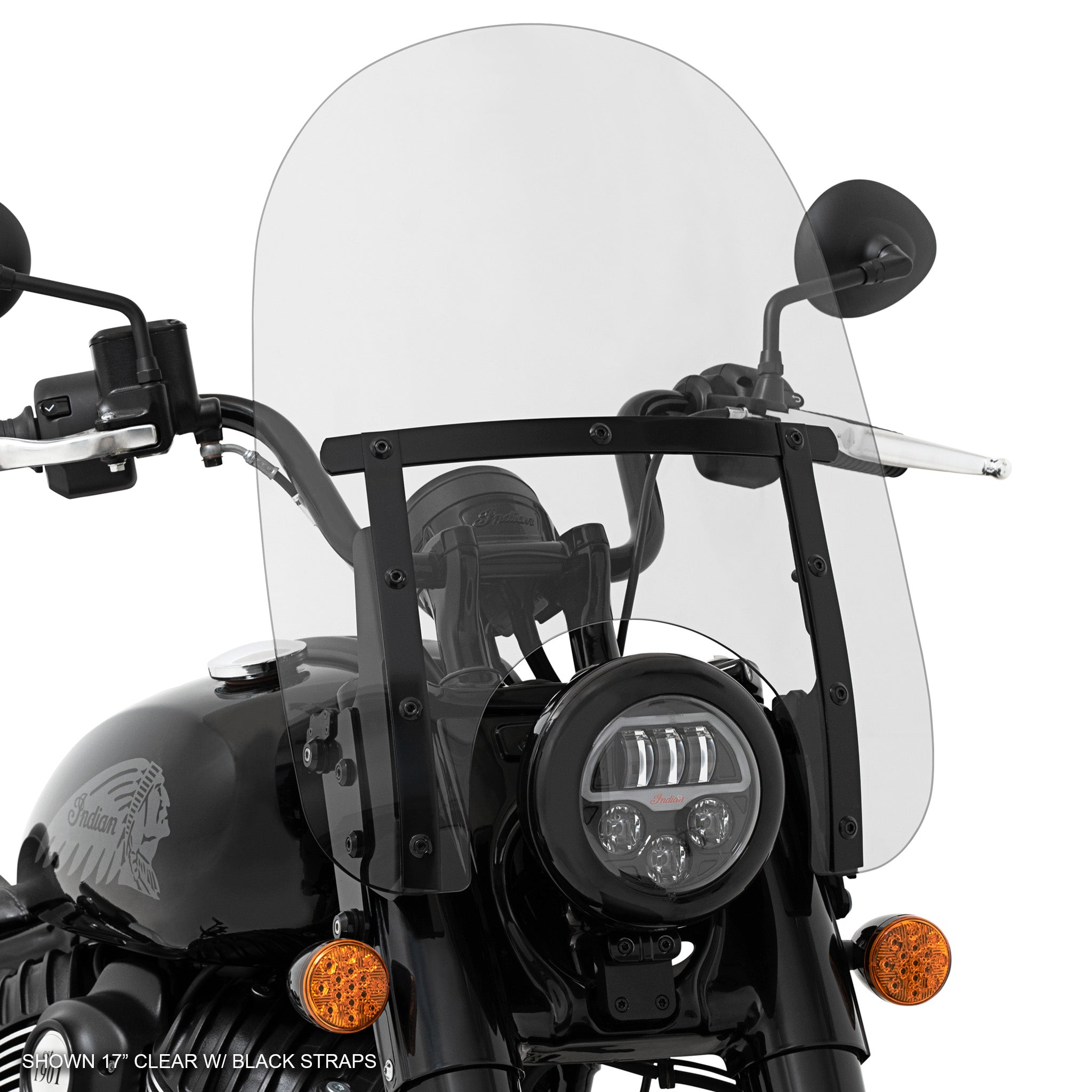 Indian Chief Bobber and Chief Bobber Dark Horse Memphis Slim Windshield