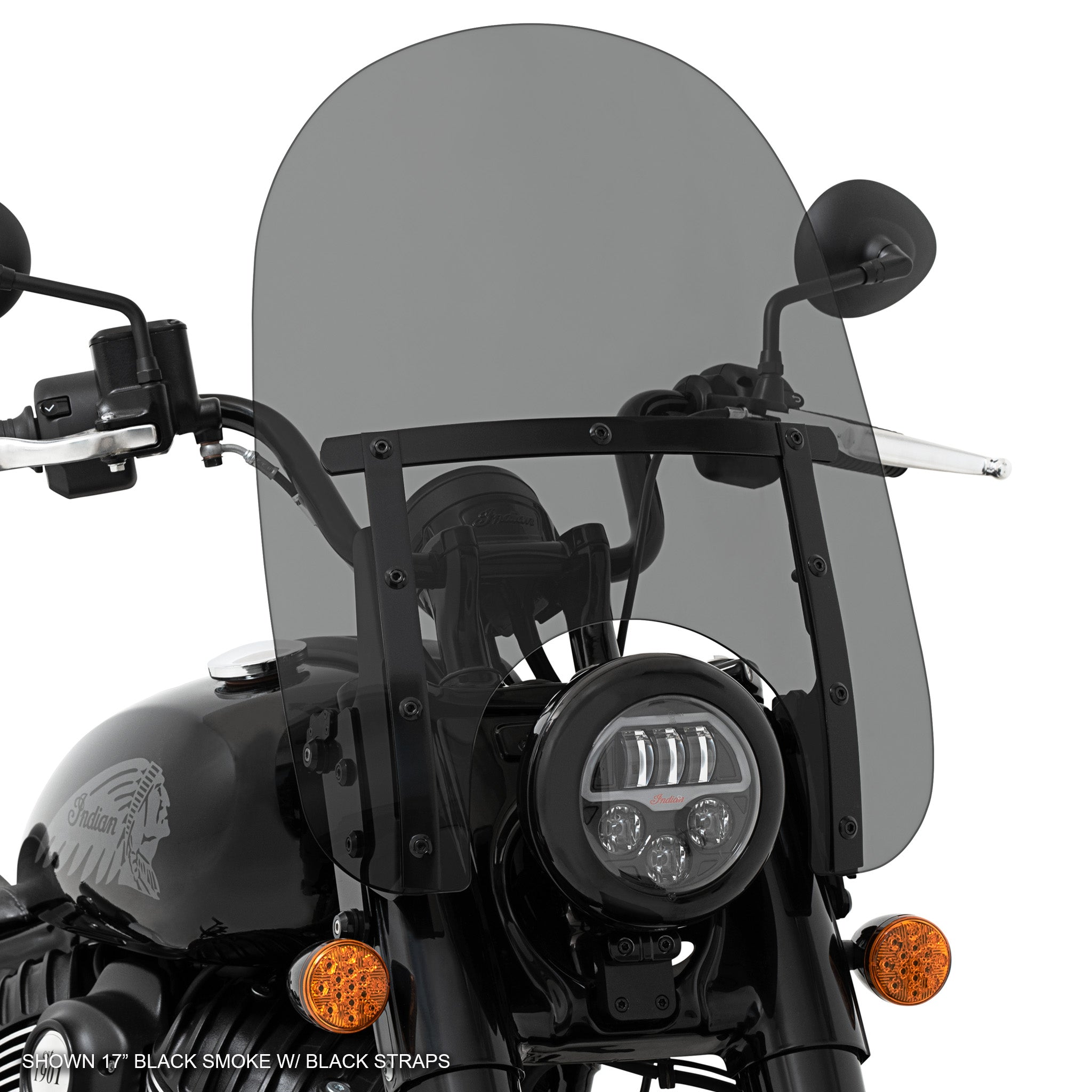 Indian Chief Bobber and Chief Bobber Dark Horse Memphis Slim Windshield