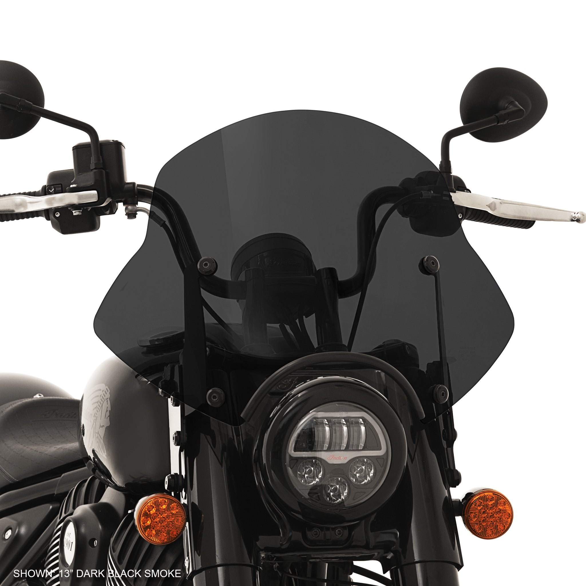 Speed Demon Sportshield for Indian Chief Bobber and Chief Bobber Dark Horse