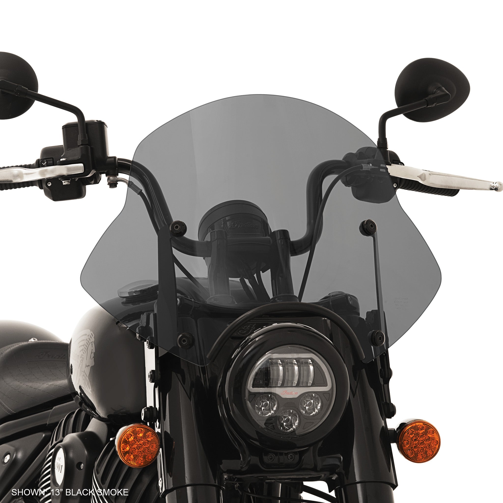 Speed Demon Sportshield for Indian Chief Bobber and Chief Bobber Dark Horse